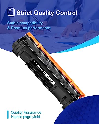 INUDIO Compatible Toner Cartridge Replacement for CF248A 48A to use with Laserjet Pro M15w M15a M16w M16a MFP M28w M28a M29w M29a M30w M31w Printer (Black, 2 Pack)