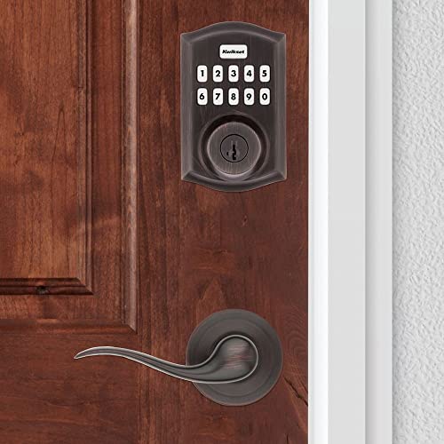 Kwikset Home Connect 620 Smart Lock Deadbolt with Z-Wave Technology, Works with Ring Alarm, Samsung Smartthings and More, Z-Wave Hub Required, Traditional Design in Venetian Bronze