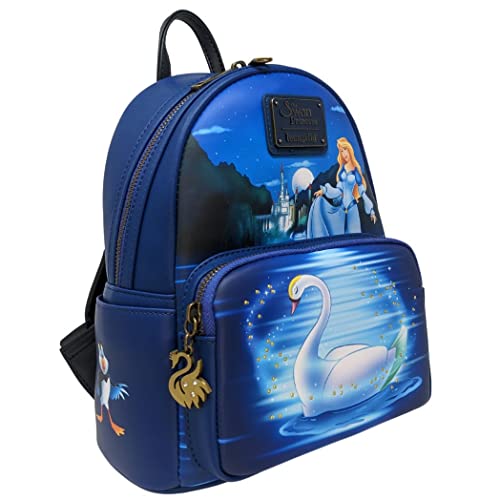 Loungefly Swan Princess Castle Scene Double Strap Shoulder Bag