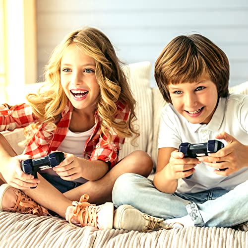 Wireless PS4 Controller - High-Performance Remote Joystick Game Console Controller Compatible with PS4/PS3, PC, Android, iOS Console - Dual Vibration, LED Lights, Built-in Speaker, 6-Axis Sensor
