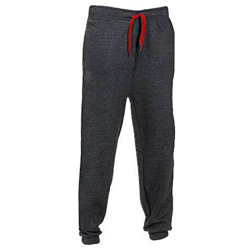 Thenlian Men Stretchy Trousers Hooded Coat Jacket Pants Jogging Sports Workout Tracksuit Set(M, Dark Gray)