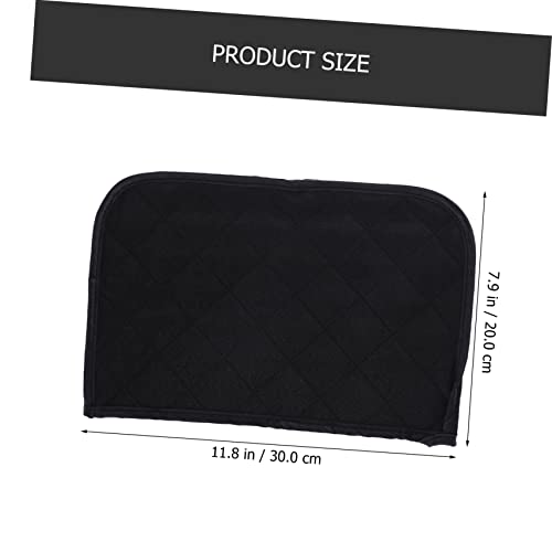 KICHOUSE Bread Machine Dust Cover Oven Microwave Combo Oven Protector Air Fryer Toaster Air Fryer Cover Toaster Protector Kitchen Protection Cover Bread Machine Sleeve Home Supply Black