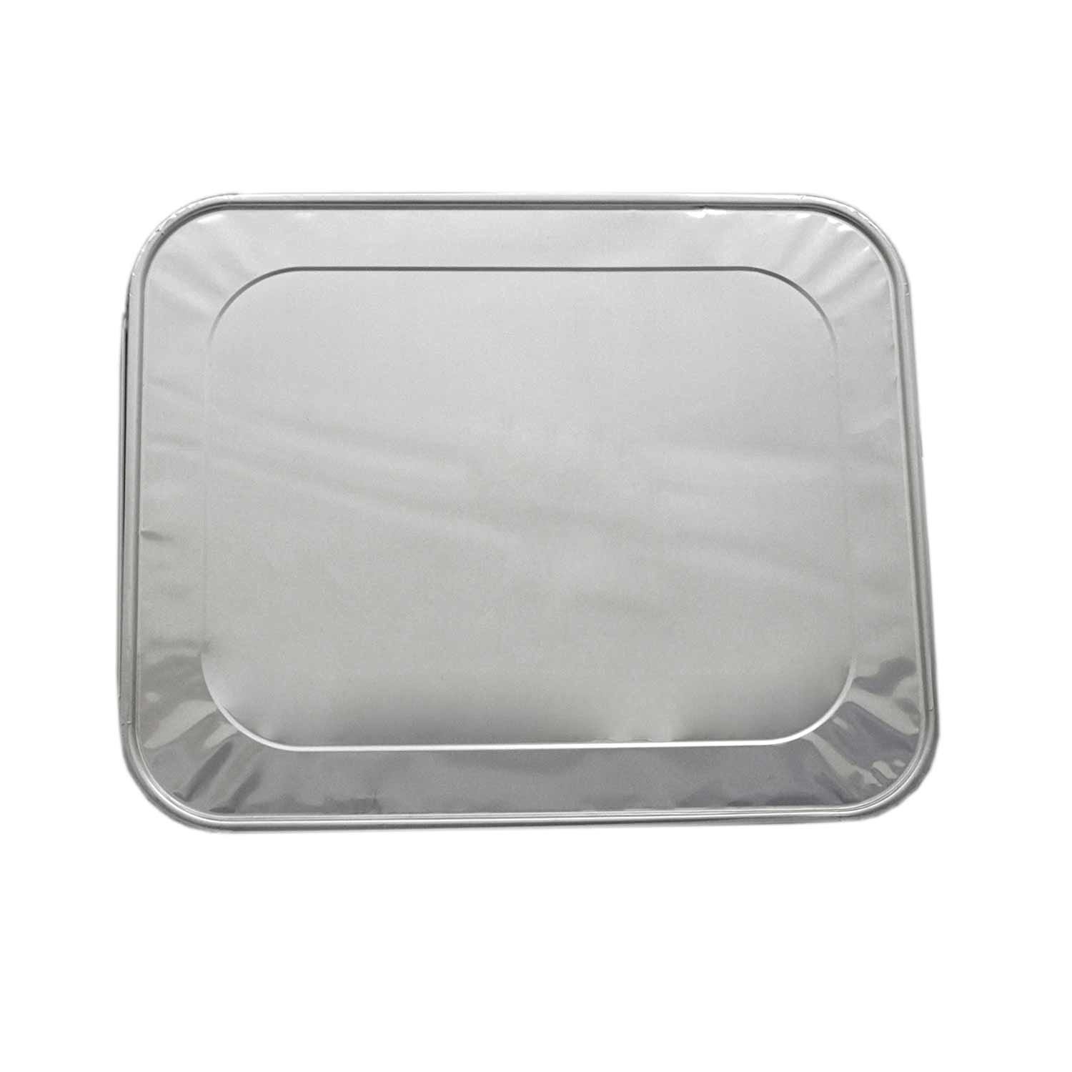 Mr. Miracle Aluminum Lids for Half Size 9x13 Foil Steam Pans. Pack of 30