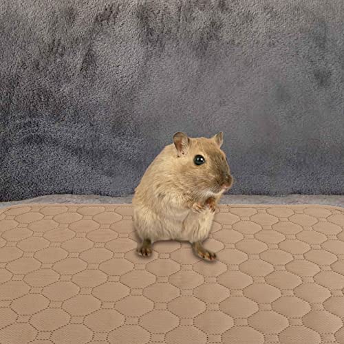 iplusmile Rabbit Household Super Diapers Pad Sleep Bunny Khaki Toilet Animals Guinea Accessory Cushion Cage for Liners Hamster Slip Cm Reusable Chinchilla Pet Pee Accessories