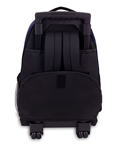 Everest Wheeled Backpack - Standard, Navy, One Size