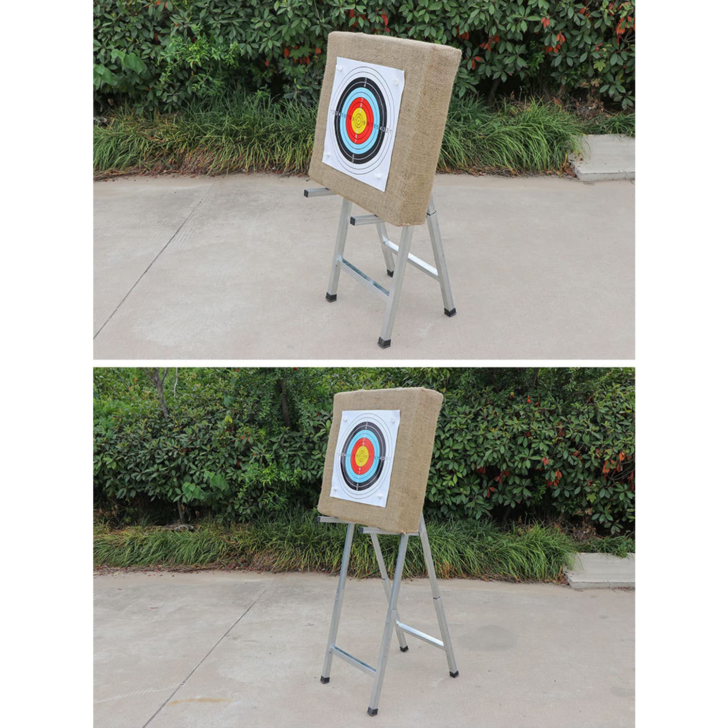 Foldable Target Stand Stainless Steel Outdoor Archery Stand Archery Target Professional Archery Target Shelf Archery Targets Stand Target Archery for Outdoor Shooting Practice