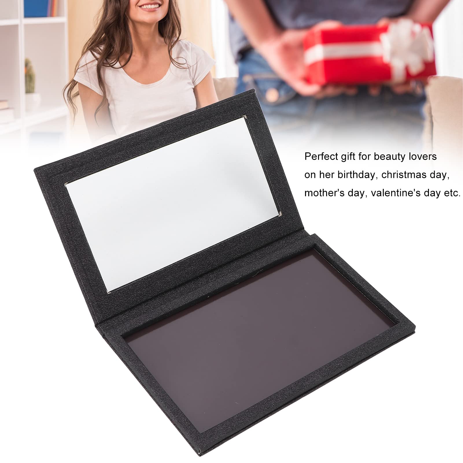 Professional Empty Magnetic Palette For Rearrange Eyeshadow Lipstick Blush Or Powder Combination,DIY Eyeshadow Lipstick Storage Palette Makeup Display Pans,Portable Makeup Palette For Travel