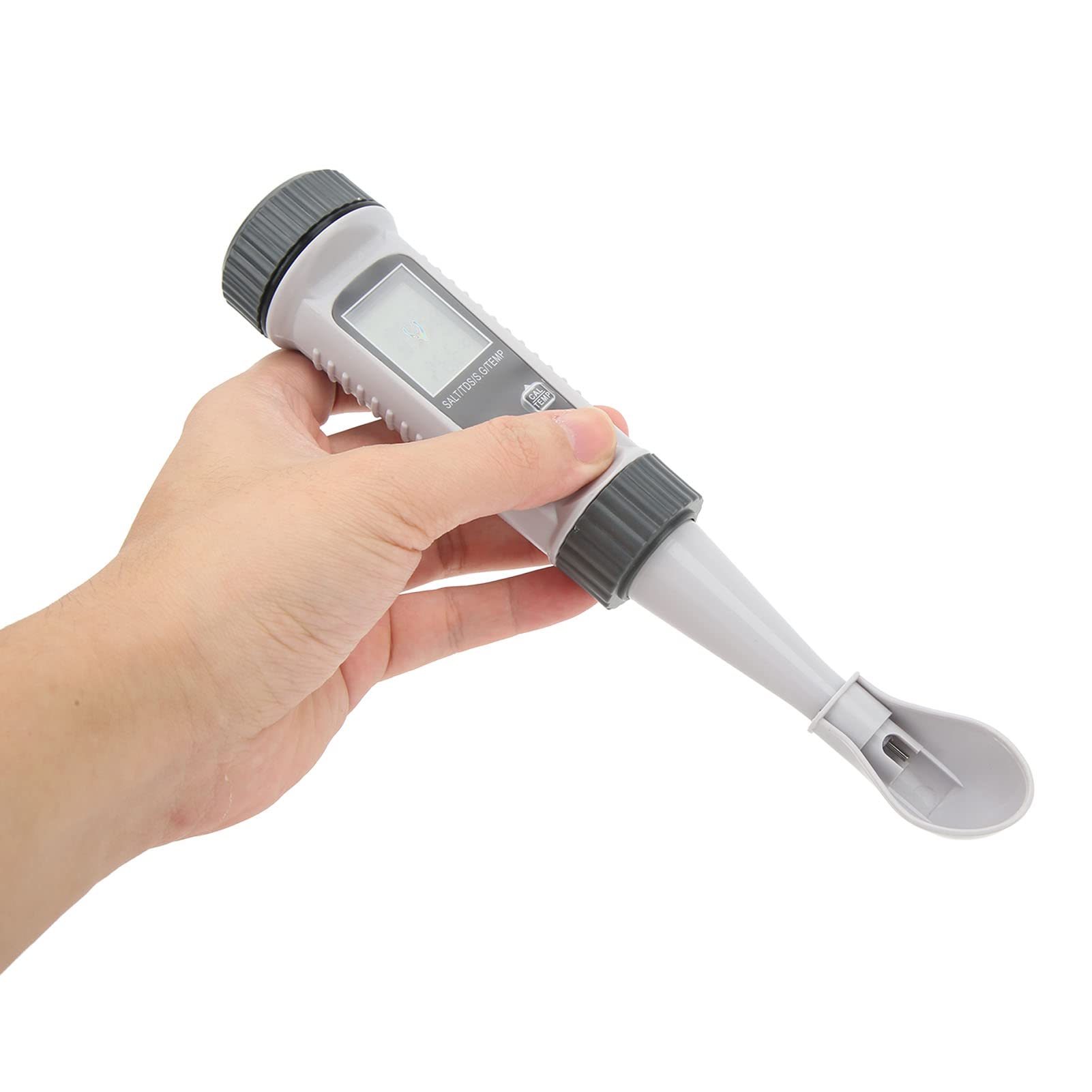 High Accuracy LCD Screen SG Temp Salt TDS Tester Multifunctional Tester Pen with White Backlight Hydroponics Salinity Monitoring Tool