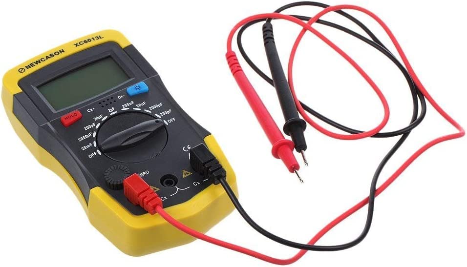 LCD Digital Meter XC6013L Capacitance Capacitor Tester mF uF Circuit Gauge Capacitance Meter Tester