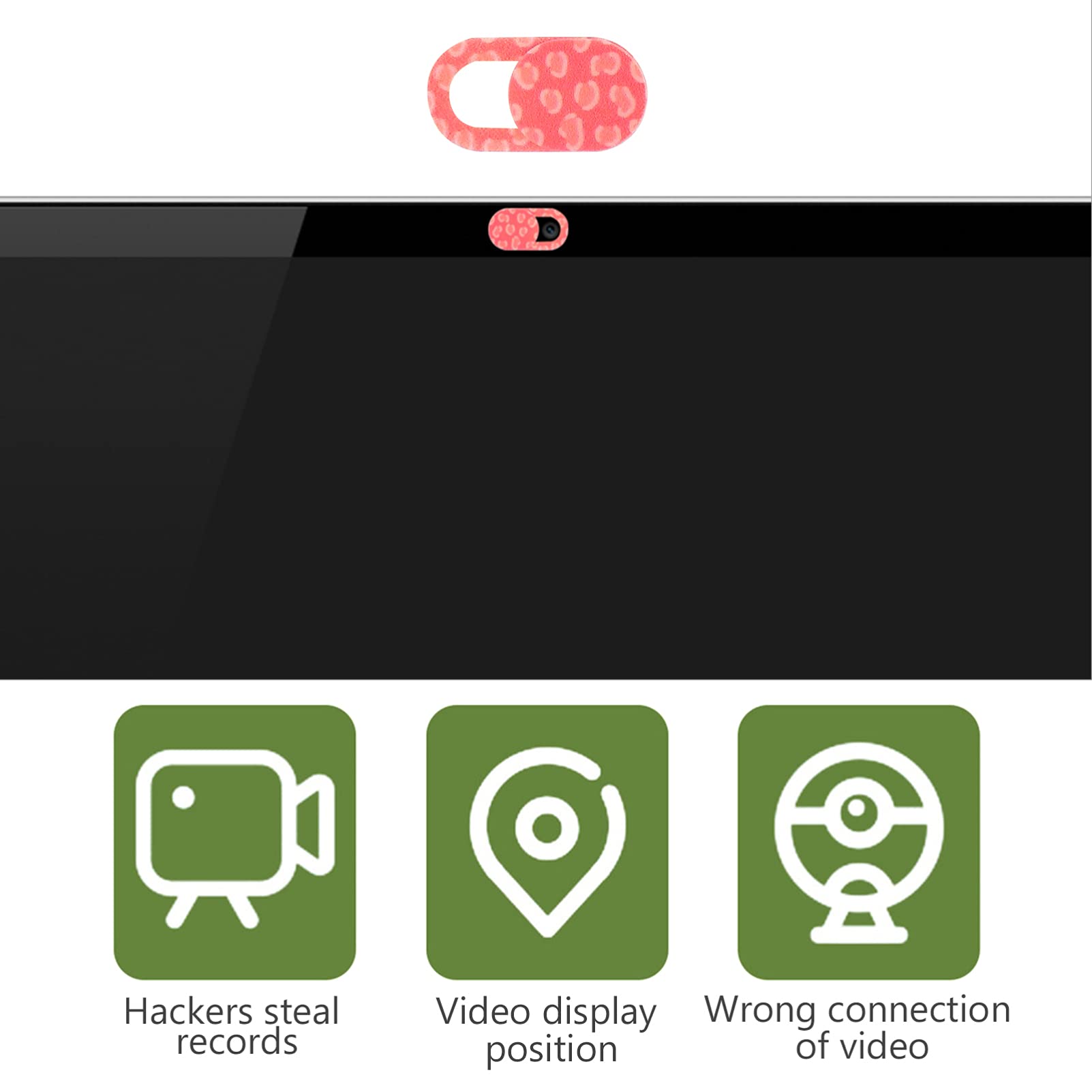 KOMBIUDA 10pcs Camera Cover Webcam Cover Tablet Camera Slide Computer Tablet Camera Blocker Webcam Blocker Laptop Camera Slide Tableta Led Tablet Phone Camera Protector Abs Slider Universal