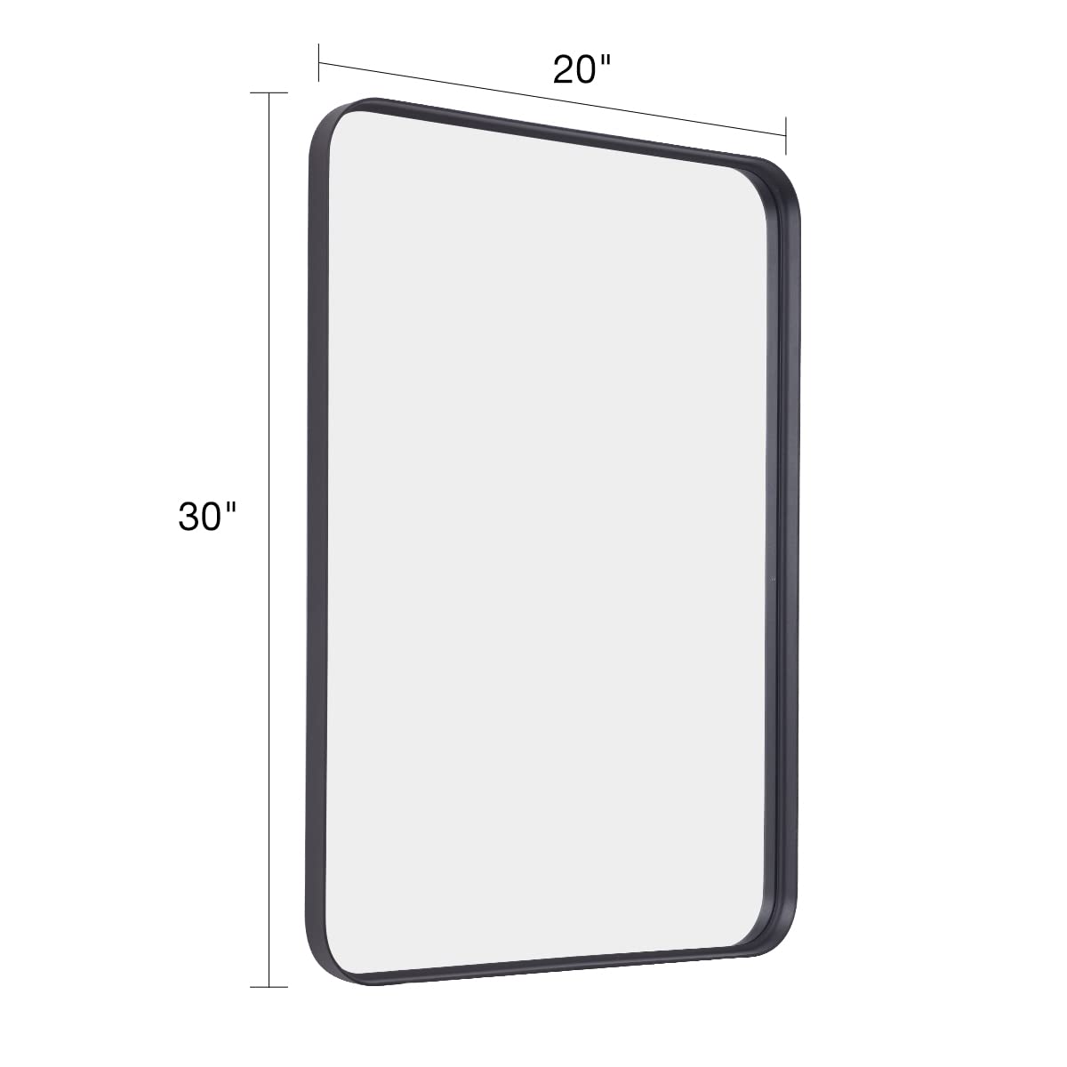 ITSRG Gold Mirror Bathroom Wall Mirror 20" x 30" Wall Mounted Mirror for Vanity, Decorative Rectangular Aluminum Alloy Frame for Bedroom and Living Room(Gold)