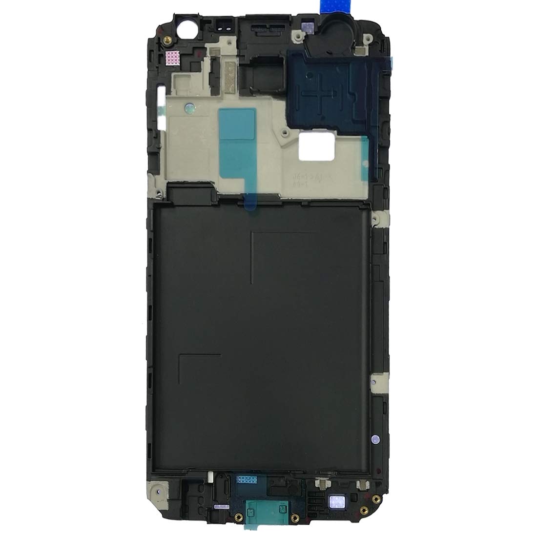 for Galaxy J4, J400F/DS, J400G/DS Front Housing LCD Frame Bezel Plate (Black)