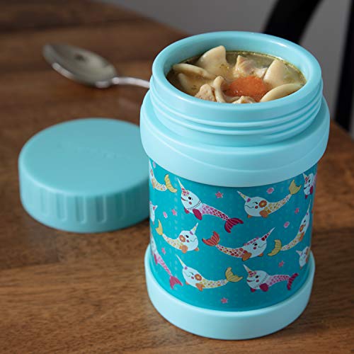 Kids Complete Lunch Box Tote Kit - Insulated Soft Bag Sleeve w Convertible Backpack Strap for Kids, 13oz Food Jar & Reusable Hard Ice Pack - Food Safe, Use w/ Bento Box or Stackable Nesting Containers
