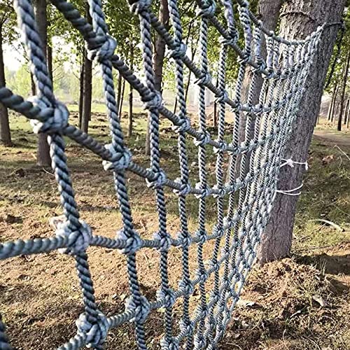Kids Playground Net Play Safety Net,Outdoor Backyard Treehouse Climbing Cargo Net,Kids Backyard Climbing Rope Net,Used for for Swing Set Accessories Tree Fort Back Yard.(Size:2m*4m)