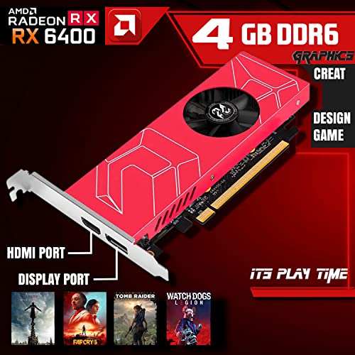 Lumos 8 Gaming Desktop PC, Intel Core i5 7th Gen, AMD RX 6400 4GB DDR6, 8GB RAM, 256GB SSD + 1TB HDD 27 Inch 165hz Gaming Monitor, PCI-E Bluetooth | Wi-Fi, RGB Kit, Win 10 Pro (Renewed)