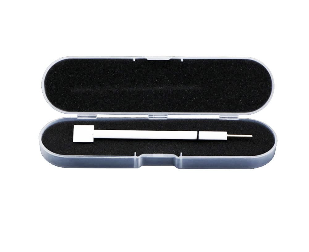 Platinum Electrode, Electrochemistry Electrolytic Analysis Pt Electrodes, Purity 99.99% Platinum Plate Electrode, Coated with PTFE Insoluble Anode for Substance Analysis 1 Pcs (15X15X0.1mm)