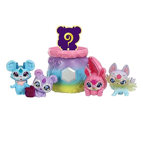 Magic Mixies Mixlings Magical Rainbow Deluxe Pack Contains 5 Exclusive Mixlings with A Unique Rainbow Magical Power Including 1 Mystery Mixling to Reveal from Its Cauldron