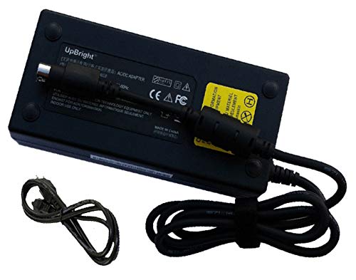 UpBright 4Pin 20V 220W AC Adapter Compatible with Alienware M51 766SNO Area-51M 7700 D900T N766 D90T D700 MJ-12 MPC ClientPro 414 424 434 PA-1221-03 Rock D901C ProStar 9097 9098 9096 HIPRO HP-AN220E43