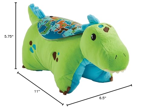 Pillow Pets Sleeptime Lites Green Dinosaur Stuffed Animal Plush Night Light