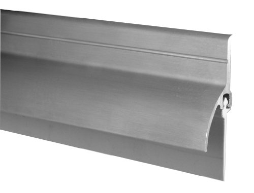 Pemko 085653 345AV48 Door Bottom Sweep, Mill Finish Aluminum, 0.5" Width, 48" Length, Aluminum
