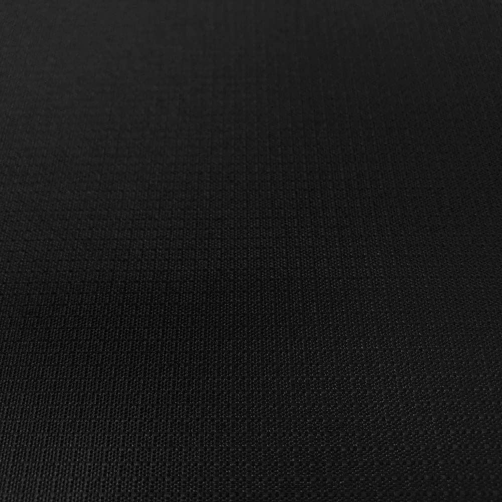 Ottertex Polyester Ripstop Fabric PU Coated 200 Denier 8.7oz 59/61" Wide Waterproof Tent Water Repellent Dustproof Airtight Inflatable Flag Tarp Cover Excellent Fabric for Kites (1 Yard, Black)