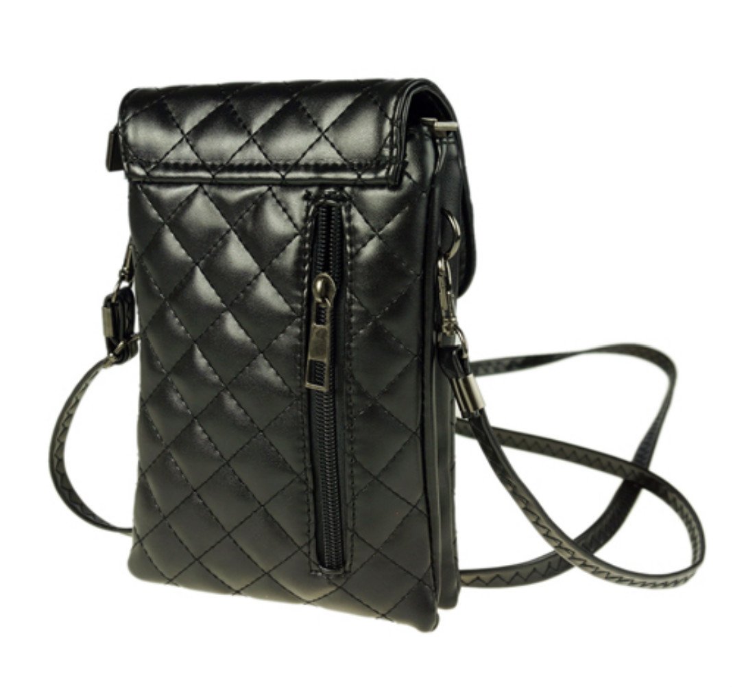 YaJaMa Small Shoulder Crossbody Bag Purse Leather Cellphone Pouch for Travel Daily Use (Gold)