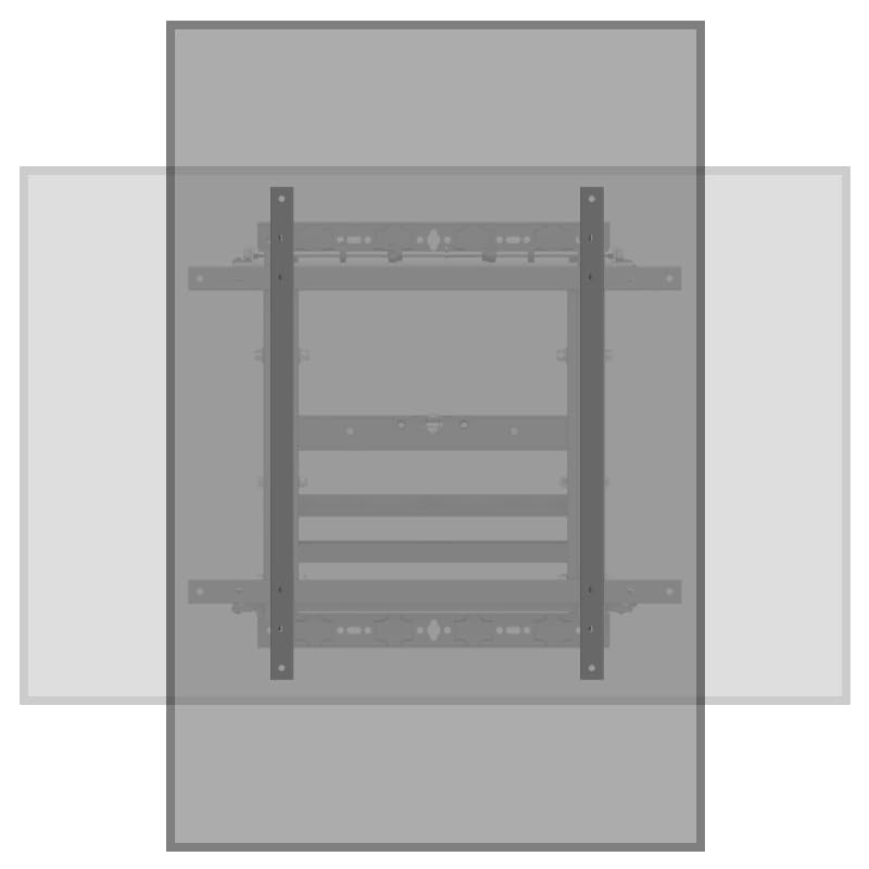 Mount-It! Video Wall Mount with Pop Out Function, Digital Signage TV Menu Board Mount for 32 to 70" TVs, Up to VESA 400x400, Commercial Grade 110 Lbs Capacity