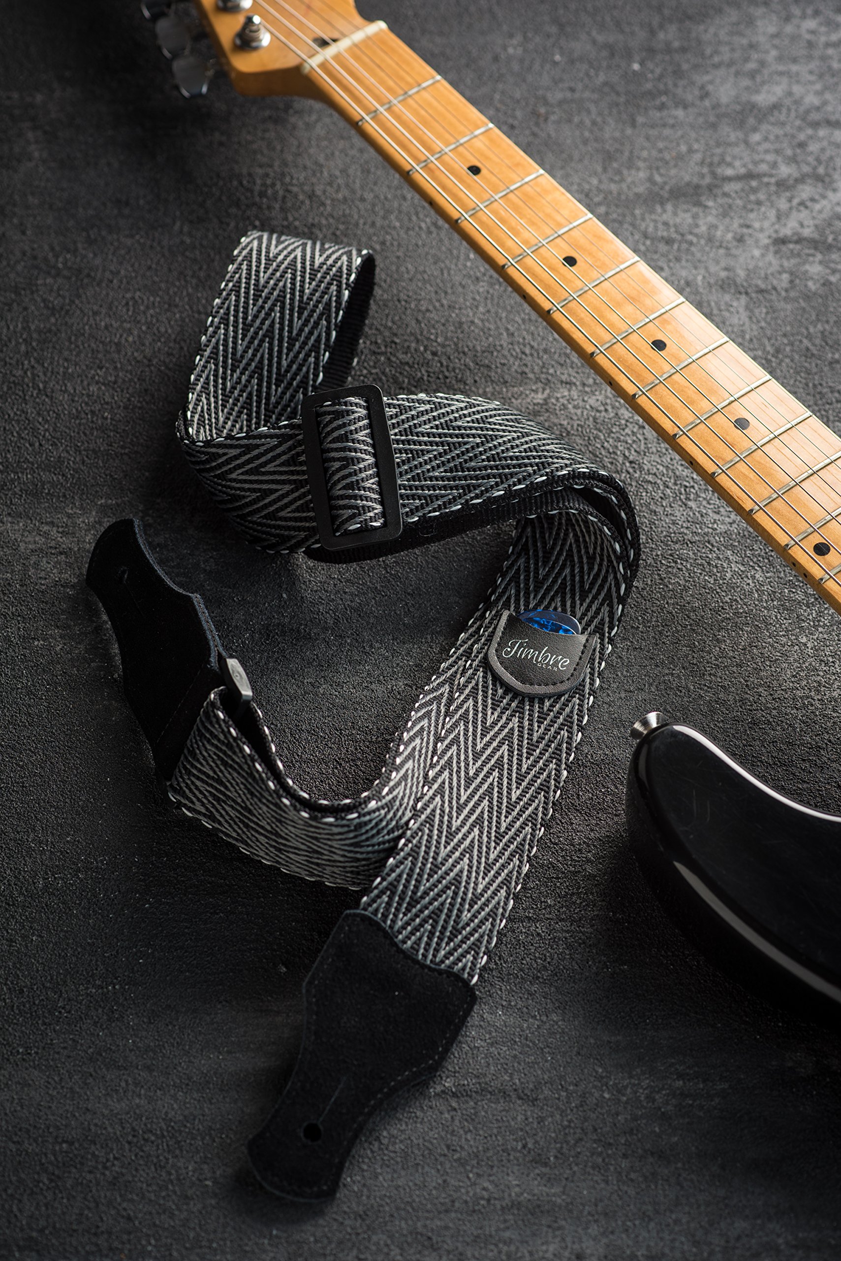 TimbreGear guitar strap (Black/Red)