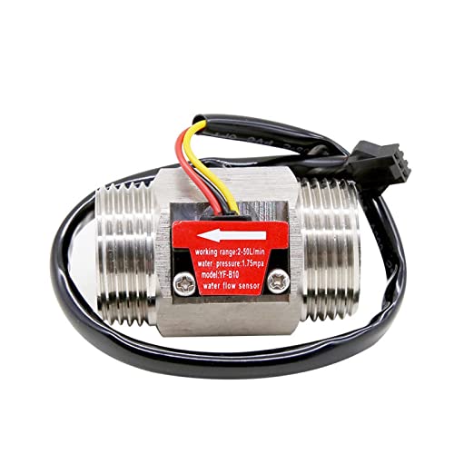 JAERB 1/2" 3/4" 1" 1-1/2" 2" Water Flow Sensor 1.75MPa Sensor Turbine Flowmeter DC5~24V Used to Measure The Flow of The Medium (Size : 3/4")