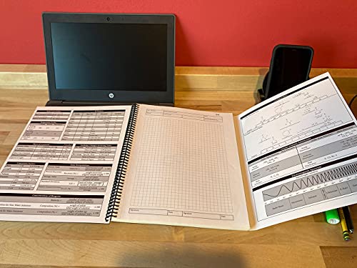 Student Lab Notebook (50 duplicate page sets): perforated carbonless sheets with smooth coil spiral binding