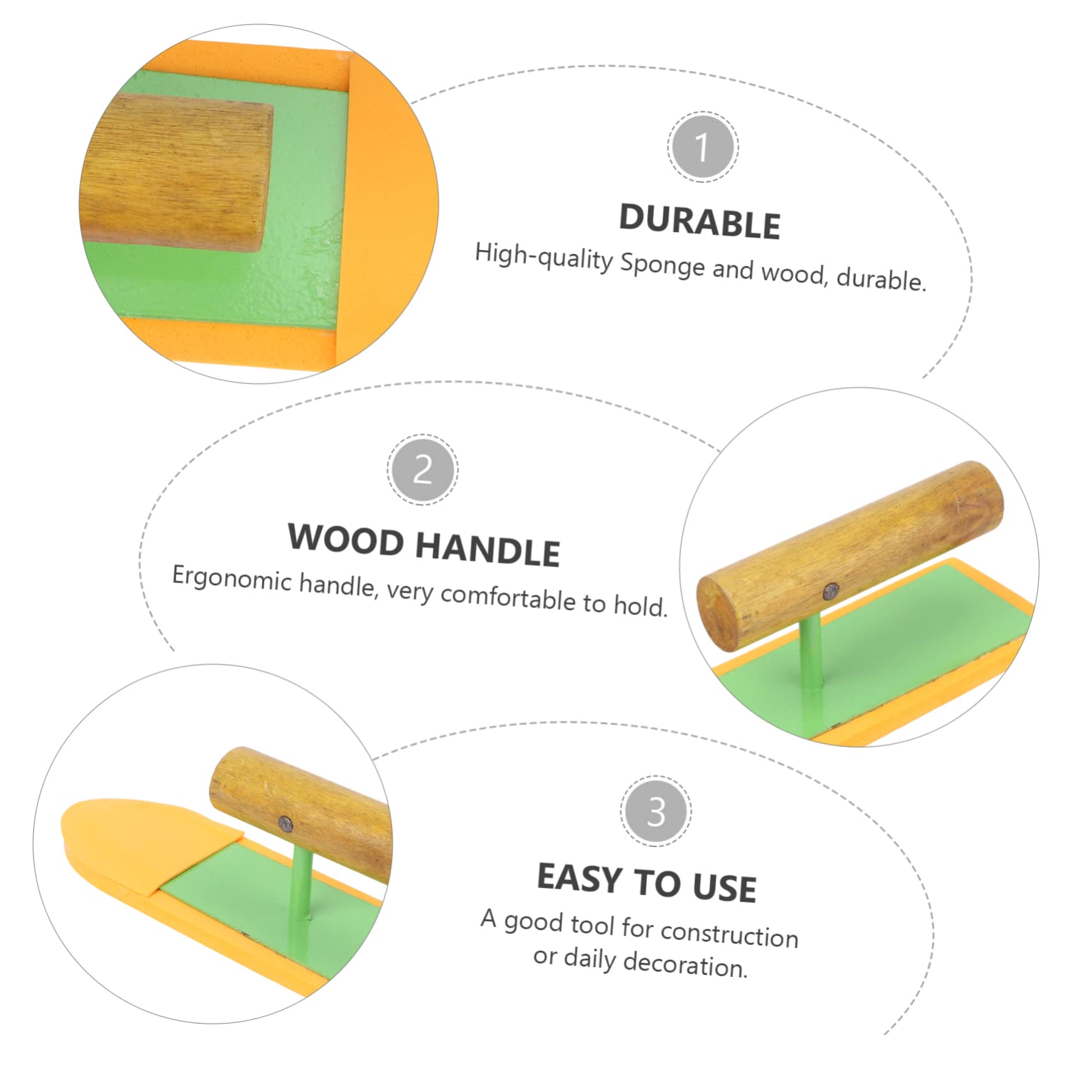 jojofuny Trowel Tiles Cleaner Caulk Scraper Handle Scraper Bricklayer Construction Tool Gap Scraper Caulking Scraper