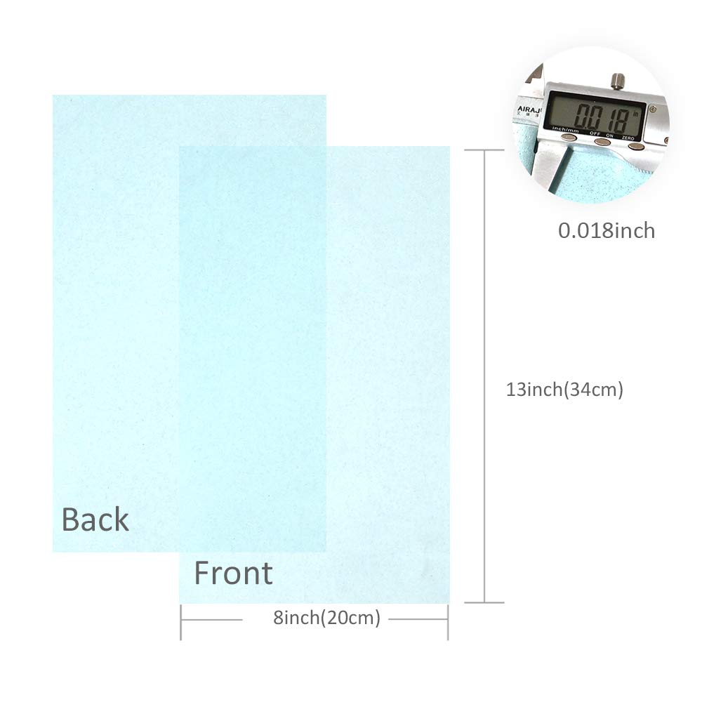 David accessories Glitter Transparent Jelly Faux Leather Fabric Sheet Solid Color 8 Pcs 8 x 13"(20 x 34cm) for DIY Earrings Hair Bows Bags Wallets Making (Glitter Transparent)