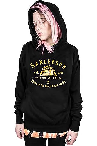 LYEIAO Halloween Fashion Hoodie for Women Halloween Hocus Pocus Tshirt Pumpkin Face Graphic Long Sleeve Top Pullover(Black4,M)