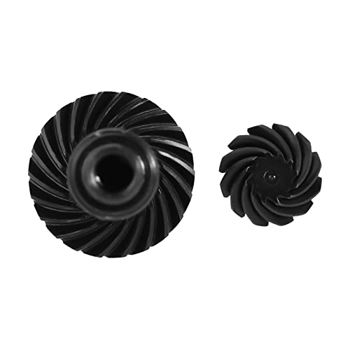 INJORA 12/22T Overdrive Helical Gear Set Front Rear Axles Steel Alloy for TRX4M Upgrade 1/18 RC Crawler Car, 7g/Set