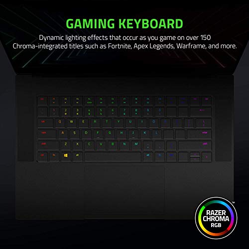 Razer Blade 15 Advanced Gaming Laptop 2021: Intel Core i7-10875H 8-Core, NVIDIA GeForce RTX 3070, 15.6β 360Hz Full HD, 16GB RAM, 1TB SSD Thunderbolt 3 (Renewed)