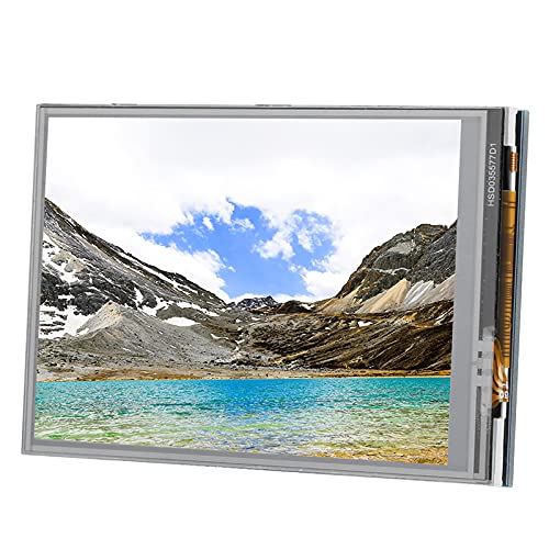 Jopwkuin 3.5inch Monitor, Professional Portable Standard Touchscreen for Daily Work Study