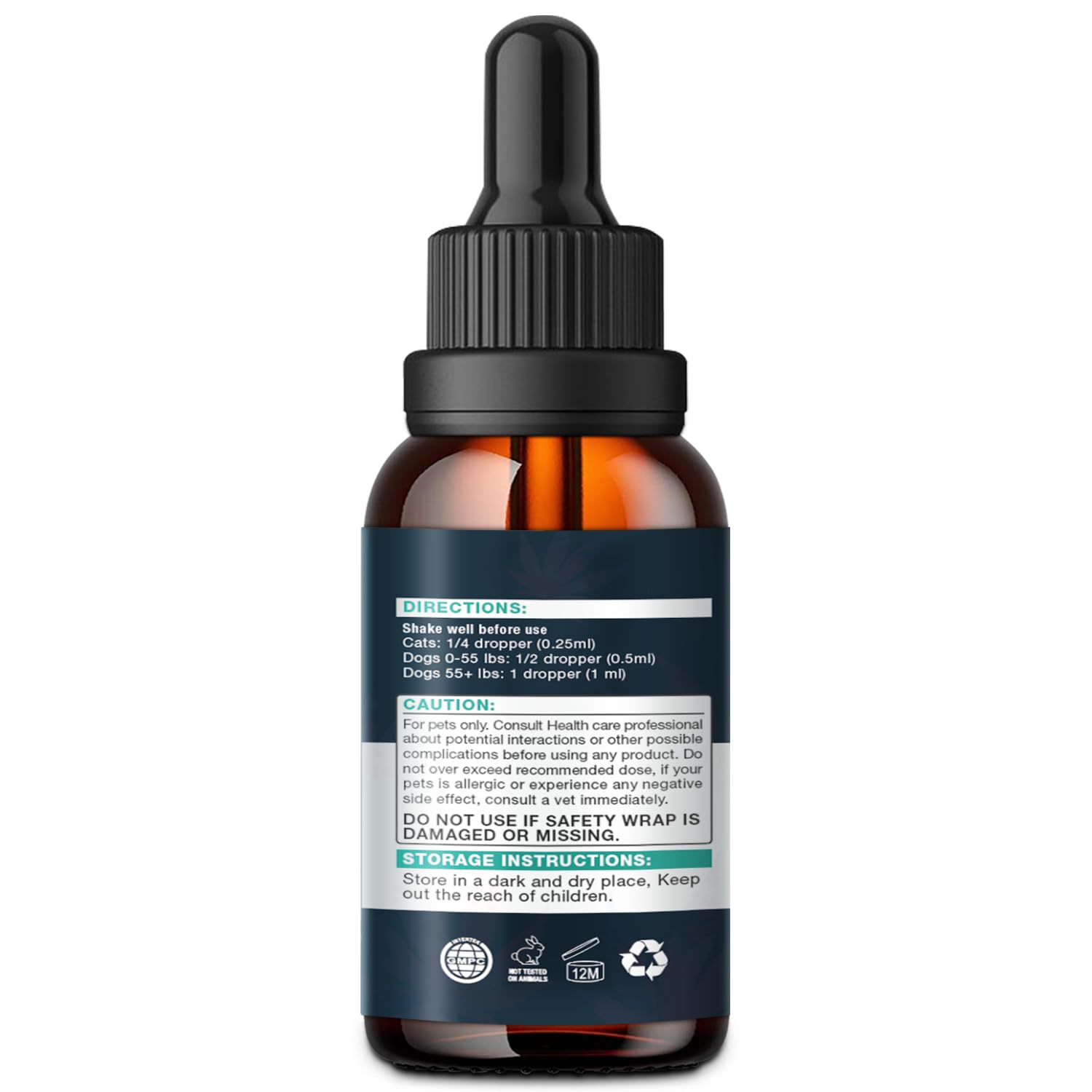 HEMOMAC Hemp Natural 0322 Oil for Dogs and Cats Anxiety Relief - Hip and Joint Support-DKSAH