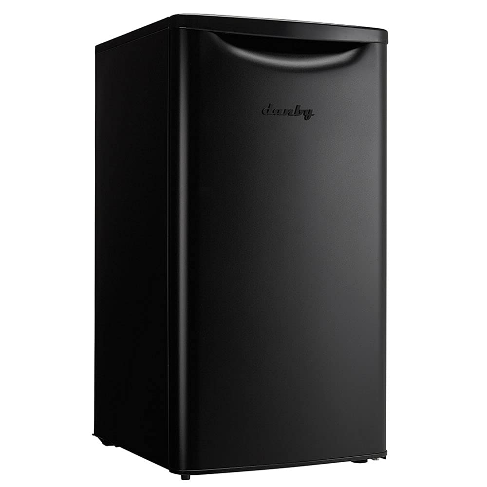 Danby DAR033A6BDRB / DAR033A6BDB-SD / DAR033A6BDB-SD 3.3 Cu. Ft. Contemporary Black Compact Refrigerator (Renewed)