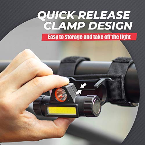 Kemimoto UTV Dome Light Universal Roll Bar Cage Mount Interior Lights Compatible with UTV Polaris RZR Can Am Talon Yamaha Kawasaki Golf Cart Boat Off-Road-Work for 1.25β-2.0" Roll Bar or Ironwork