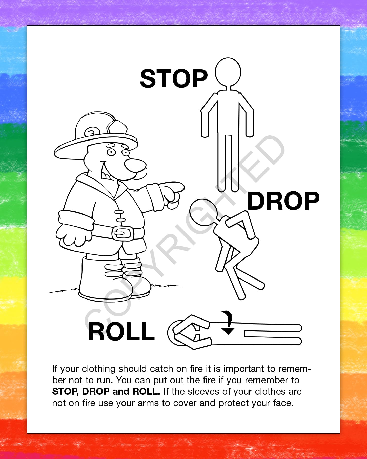 ZOCO - Fire Safety - Educational Coloring Books (25 Bulk Pack, With Crayons) - Fire Prevention Week Items for Kids - Firefighter Party Supplies - Games, Puzzles, Activities