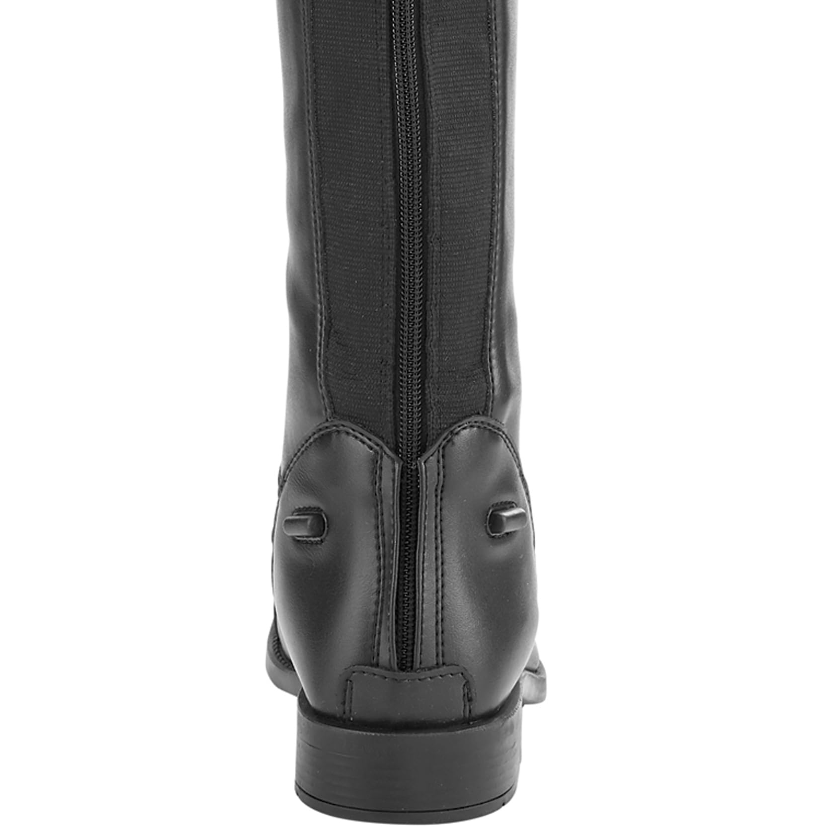 Dover Saddlery Riding Sport - Ladies' Equestrian Black Synthetic Leather Field Boots - Regular - 9.5