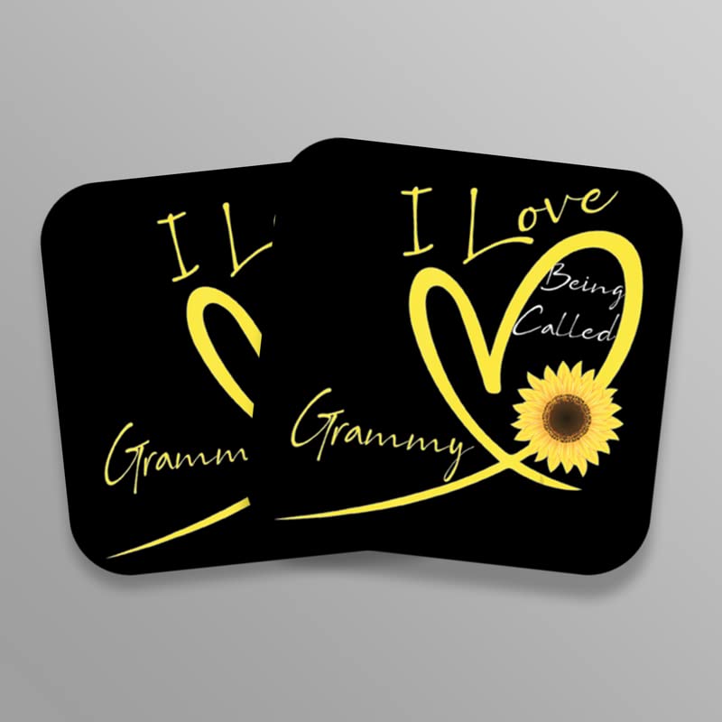 I Love Being Called Grammy | Sunflower Heart |Great Gift Idea|Great Gift Idea|Single |5 Inch Magnet | Made in The USA | Car Auto Tool Box RefrigeratorMagnet | MAGS11225