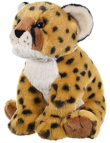 Wild Republic Cheetah Cub Plush, Stuffed Animal, Plush Toy, Gifts for Kids, Cuddlekins 12"