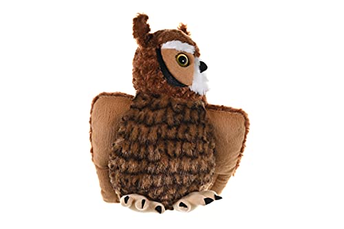 Wild Republic Great Horned Owl Plush, Stuffed Animal, Plush Toy, Kids Gifts, Cuddlekins 12", Model Number: 12310