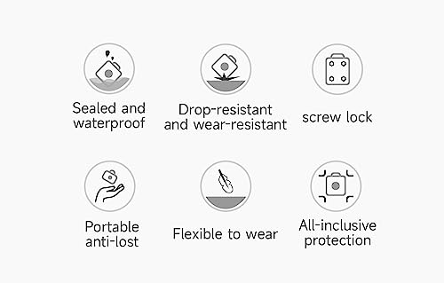 Waterproof Airtag Dog Collar Holder Airtag Case for Dog Collar TPU & Silicone Full Body Covered Anti-Lost Apple Air Tag Collar Holder Protective Airtag Case for Pet Collar Backpack(1 Pack)