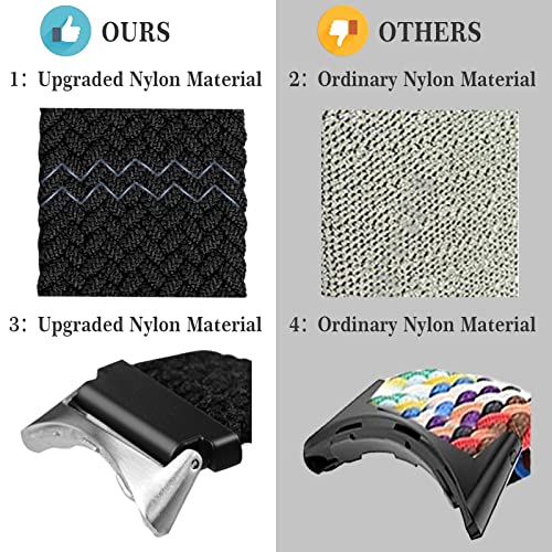 π€π’ππ°ππ² Pixel Watch Band-Stretchy Braided Solo Loop Compatible for Google Pixel Watch Band, Adjustable Stretchy Nylon Elastic Straps for Google Pixel Watch Band for Google Watch Band Women Men (2P-C)