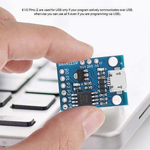 Jeanoko USB Development Board, Development Board Module Good Effect Durable Safe 19B 8k Flash Memory Easy Use for Arduino