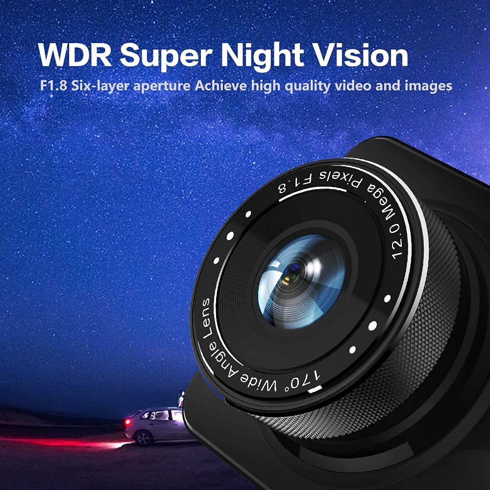 Dash Cam for Car Front Rear Dual Car Camera 4" IPS 1080 Driving Recorder 170°Wide Angle with Backup Camera,G-Sensor, WDR Loop Recording,DVR Parking Monitor,Night Vision,Motion Detection[2022 New]