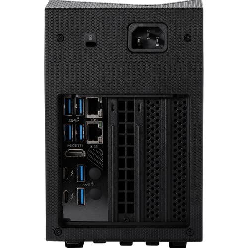 Intel 2023 NUC 12 Extreme Mini PC 16-Core i9-12900 64GB DDR4 2TB NVMe SSD NVIDIA GeForce RTX 3070Ti 8GB GDDR6X WiFi 6E RJ-45 HDMI DP 2xThunderbolt 4 RGB Lighting Windows 11 Pro w/RE 32GB USB,Black