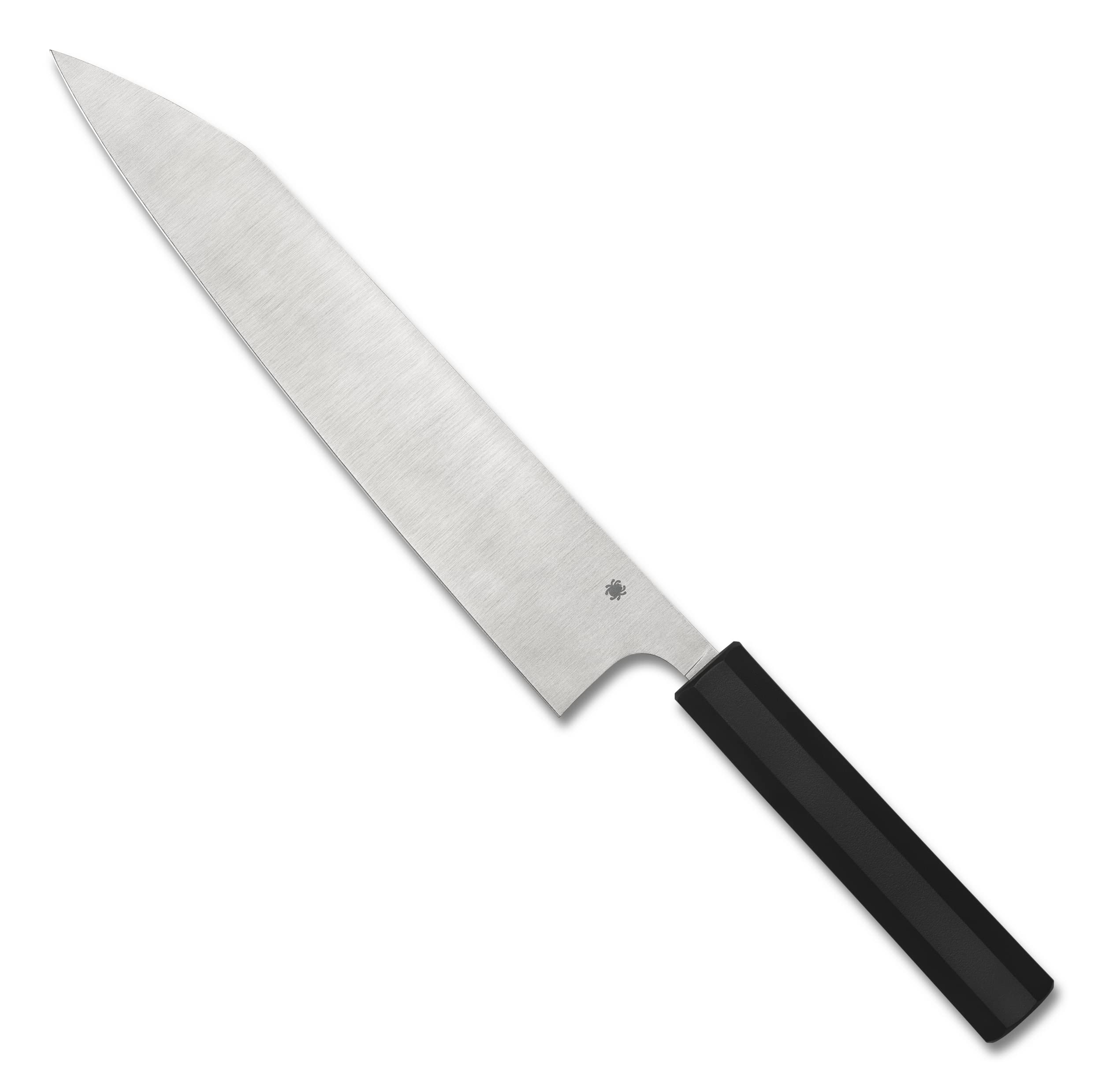 Spyderco Minarai Gyuto Premium Kitchen Knife with 10.13" CTS BD1N Super Blue Stainless Steel Blade and Polypropylene Handle - K19PBK
